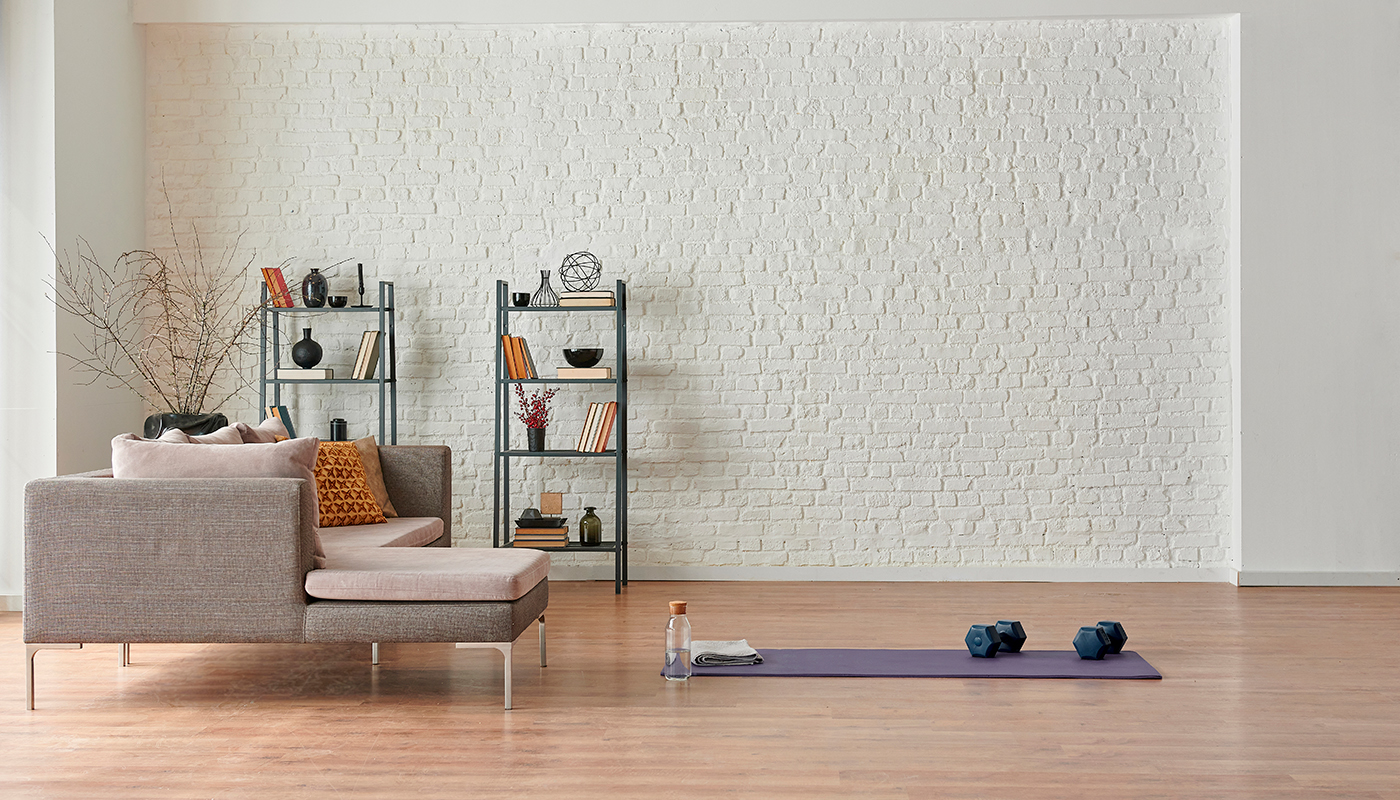 Un espacio para practicar deporte en casa