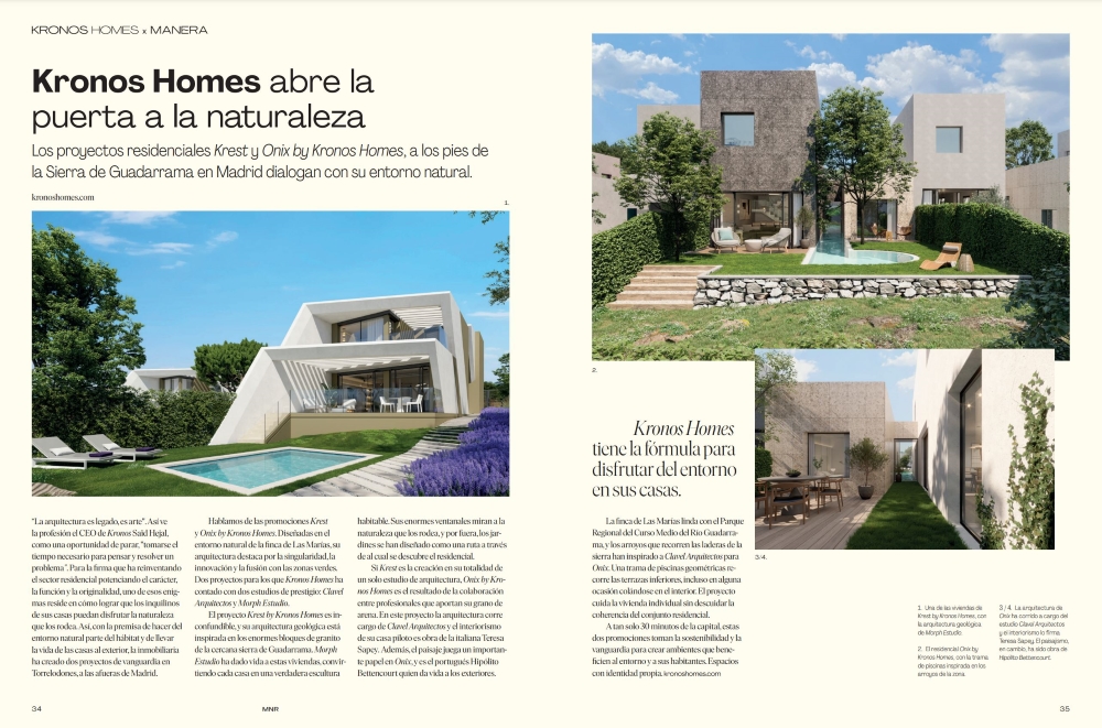 Onix y Krest en la revista Manera